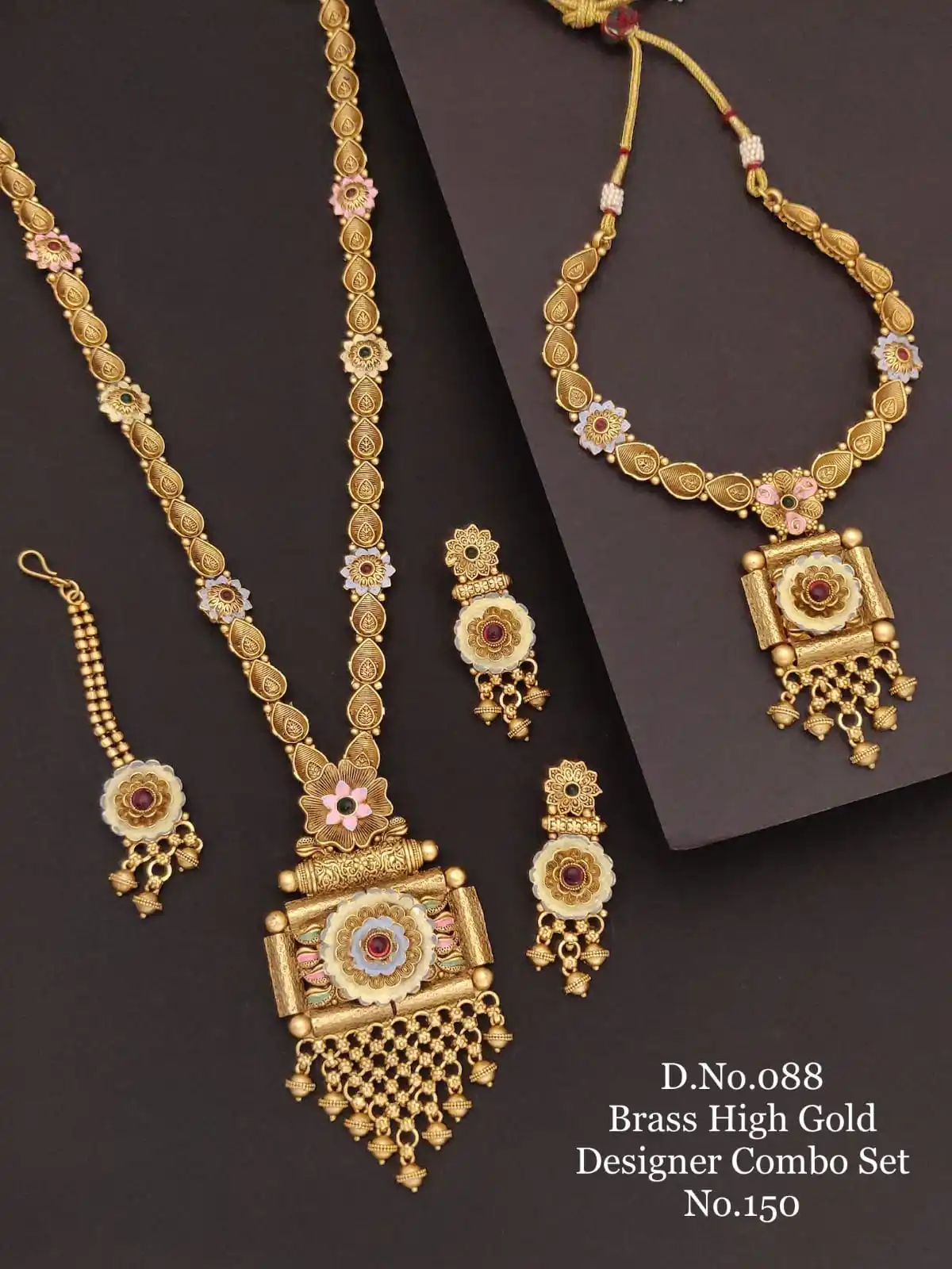 Trendy Statement Jewelry Set Simple Three-piece Set With Fancy Design ...