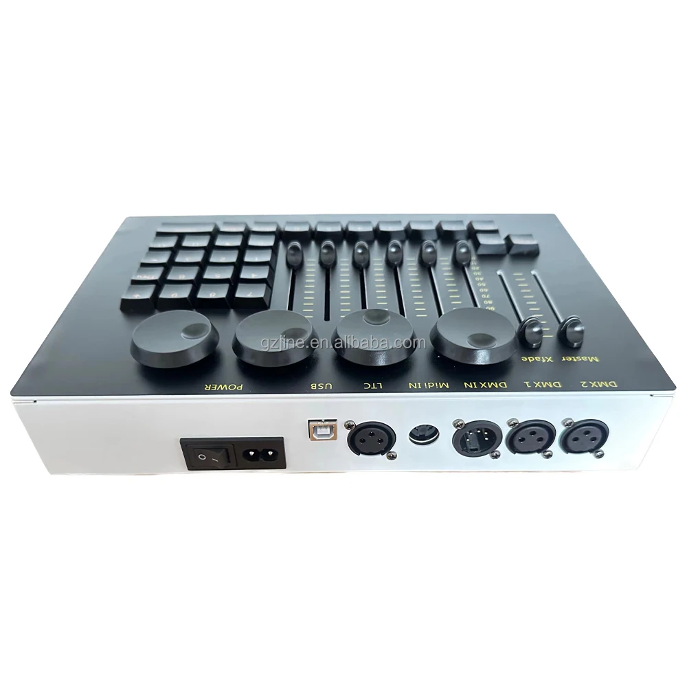 New 1024 Channels Black Mini Ma2 Stage Lighting Console Dmx512 Pearl ...