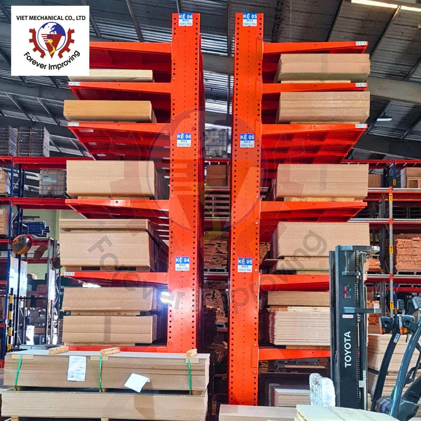 Heavy Duty Cantilever Racks/ Corrosion Protection Steel/ Customized ...