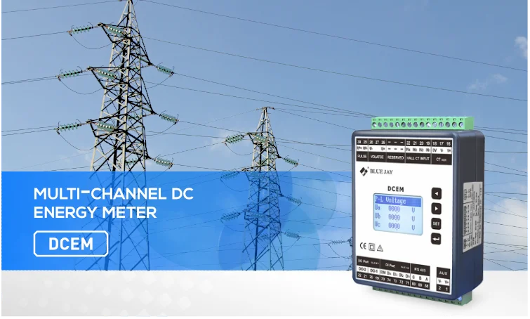 Multi Channel Power Energy Meter RS485 DC Electric Meter