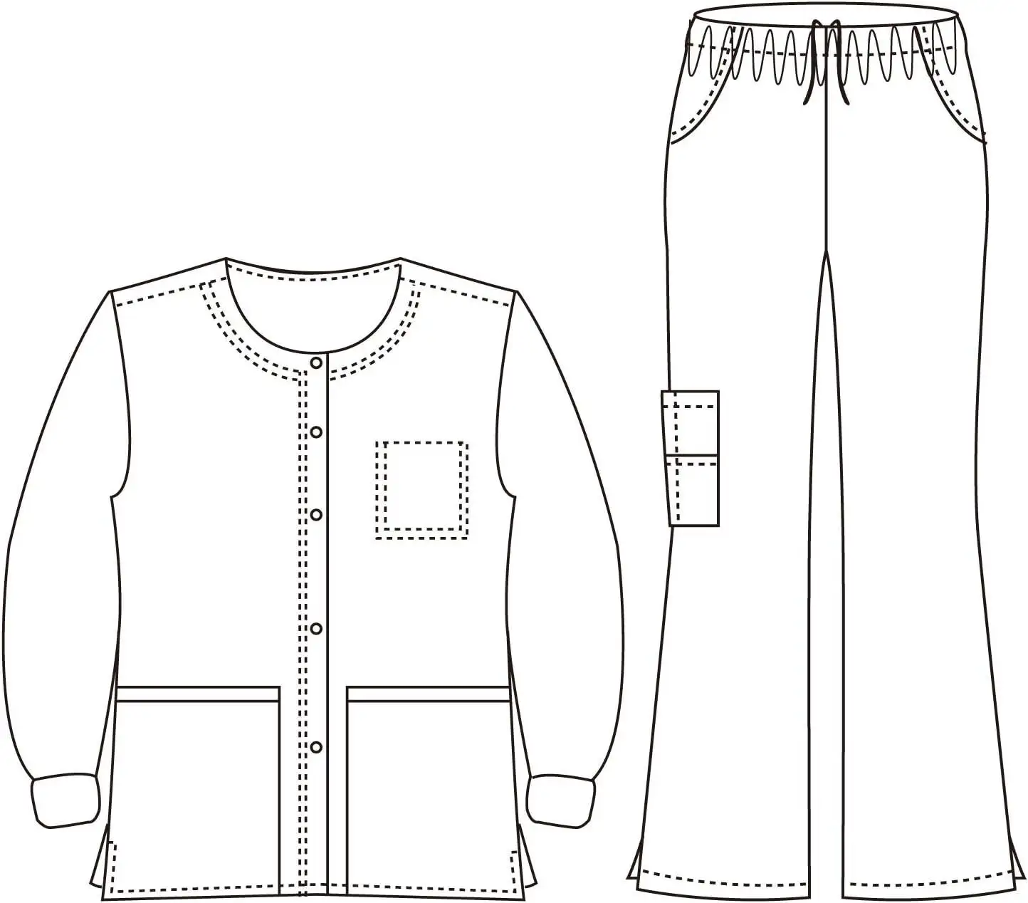 High Quality Hospital Uniforms Scrubs - Vietnamese Medical Scrubs ...