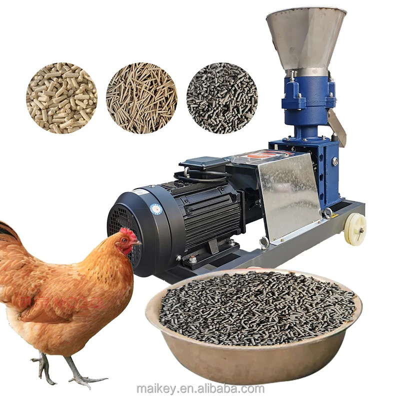 Solid Machinery Recycle Screw Tilapia Haywhnkn Mading Pelleting Mini Pelletizer Feed Pellet ...