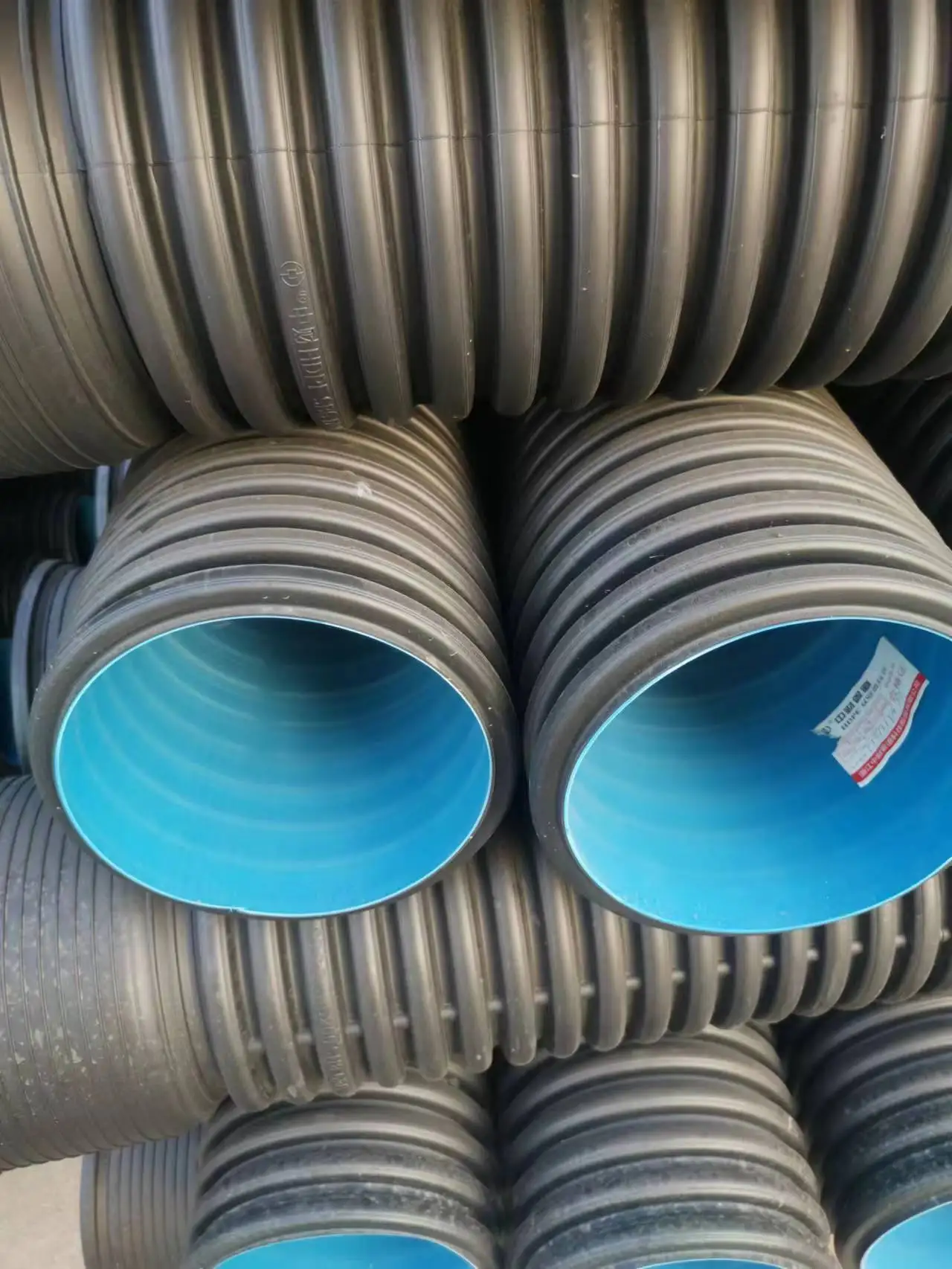 Hdpe Corrugated Pipes - Buy Corrugated Pipes,Double Wall Corrugated ...