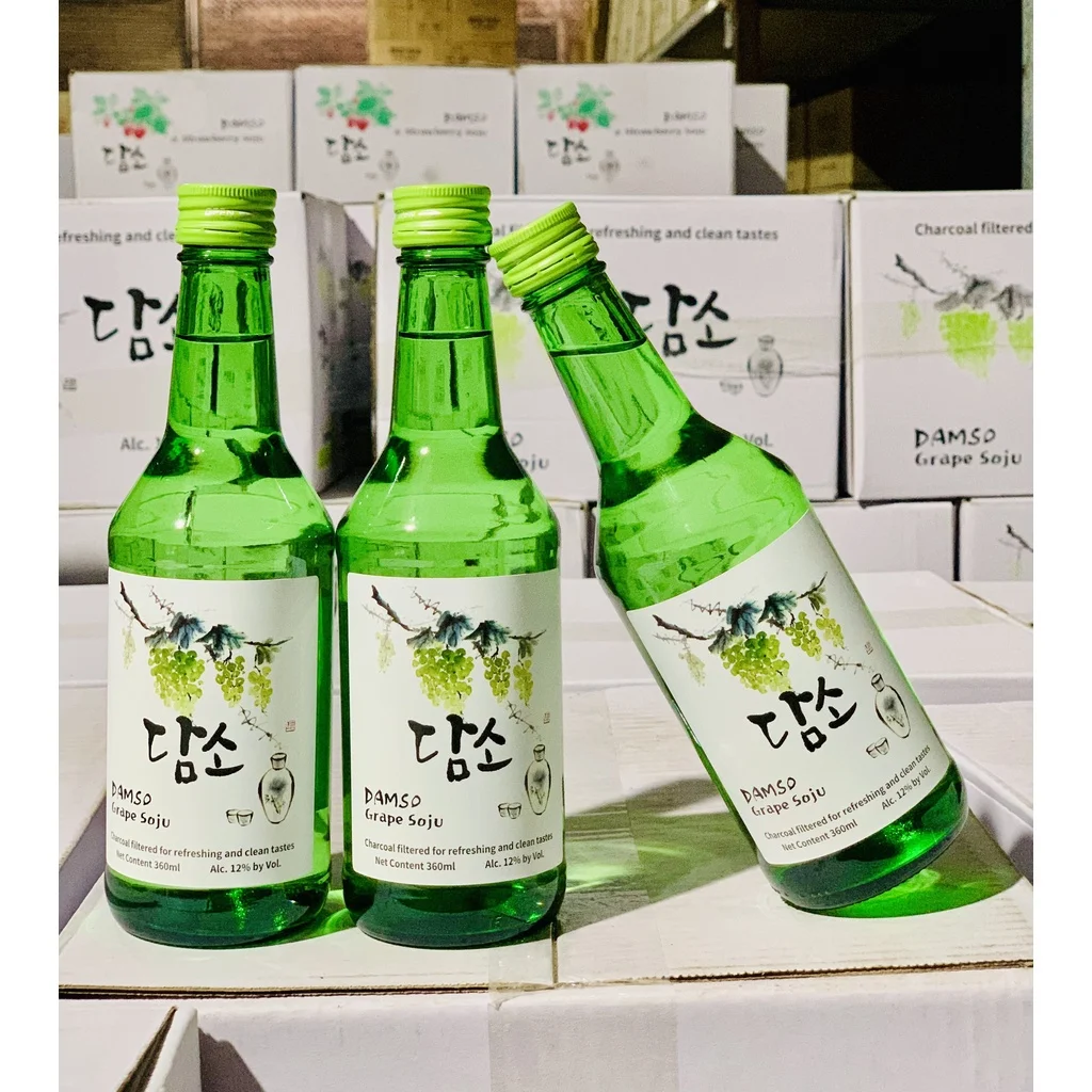 Damso Soju-soju Coreano,Licor Destilado Con 13 Sabores De Frutas,360ml ...