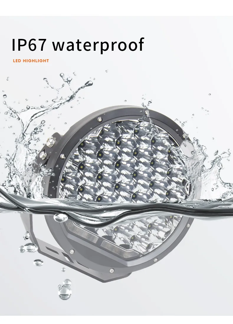 Super Bright 9 Inch 165w Off Road Led Fog/driving Lights Combo Beam ...