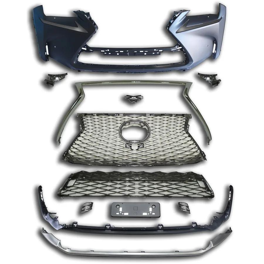 FRONT BUMPER+GRILLE F-SPORT LOOK for LEXUS NX200/NX300H 2015-2018