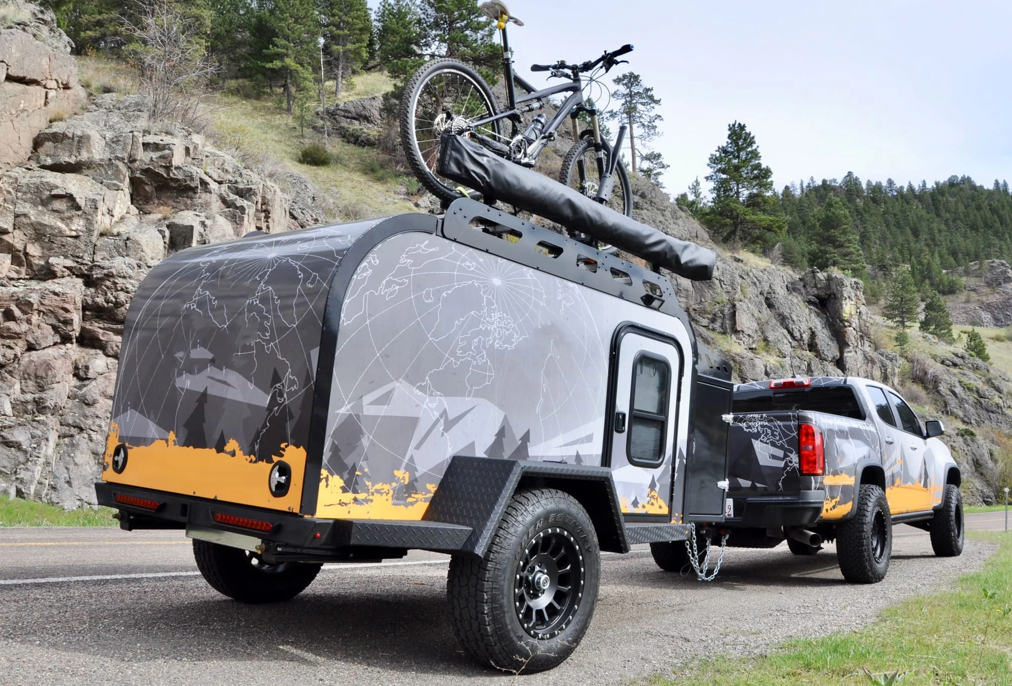 Manleyorv Small Teardrop 4x4 Camper Trailer Rv Camper Caravan With ...