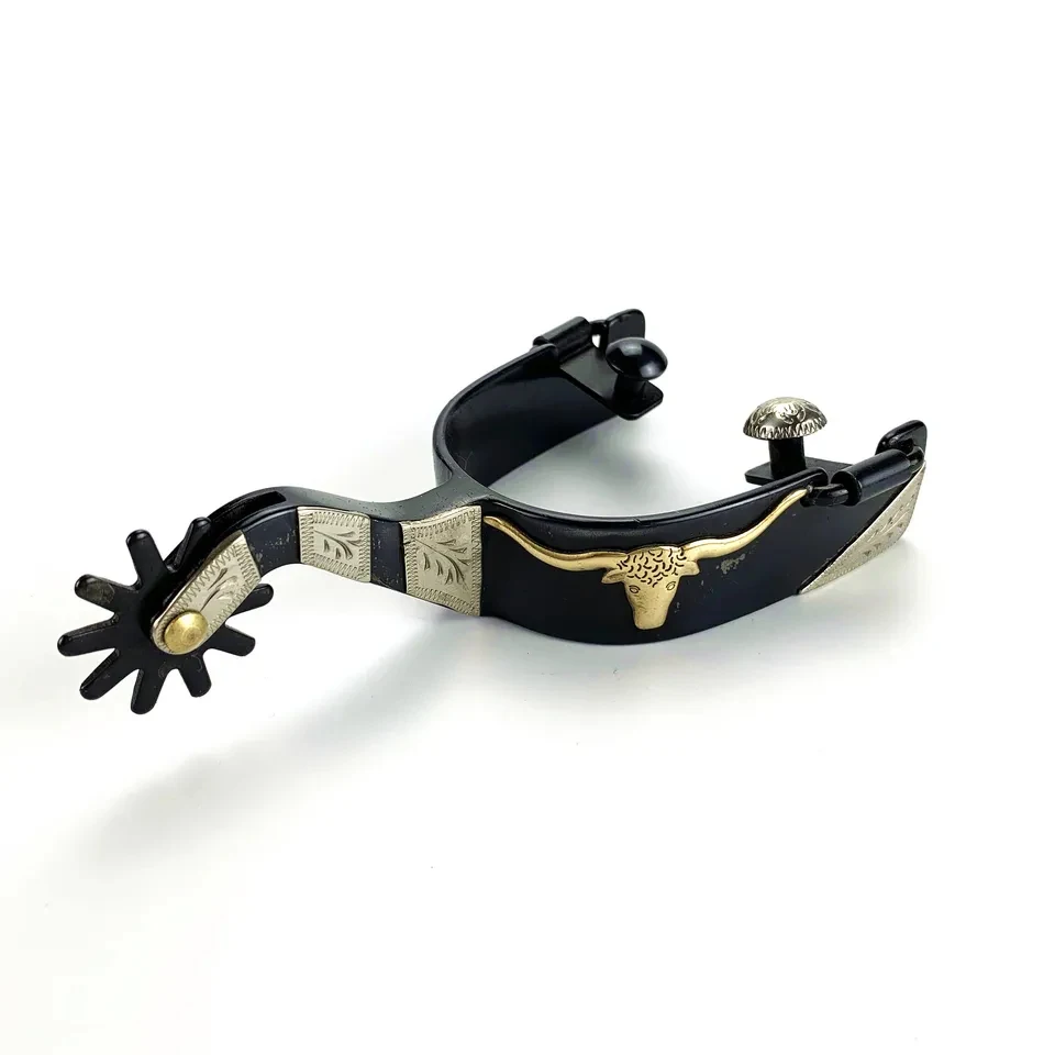 Western Horse Spurs Stainless Steel Boot Spurs Stainless Steel English ...