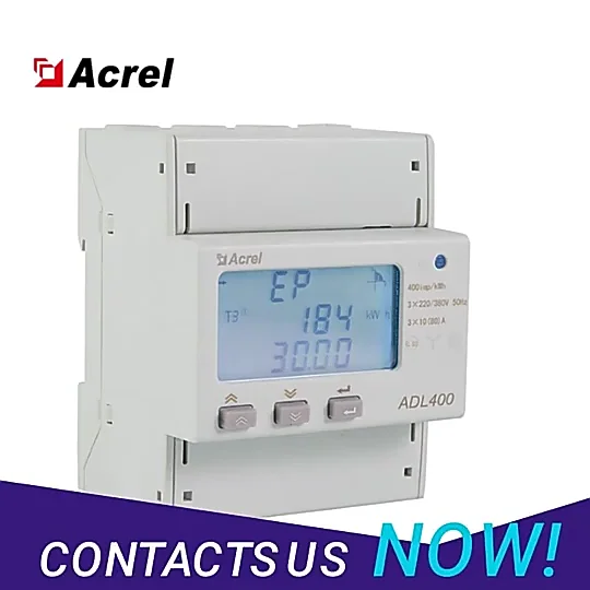 Din Rail 220v Modbus Three Phase Intelligent Power Meter 3 Phase 4 Wire ...