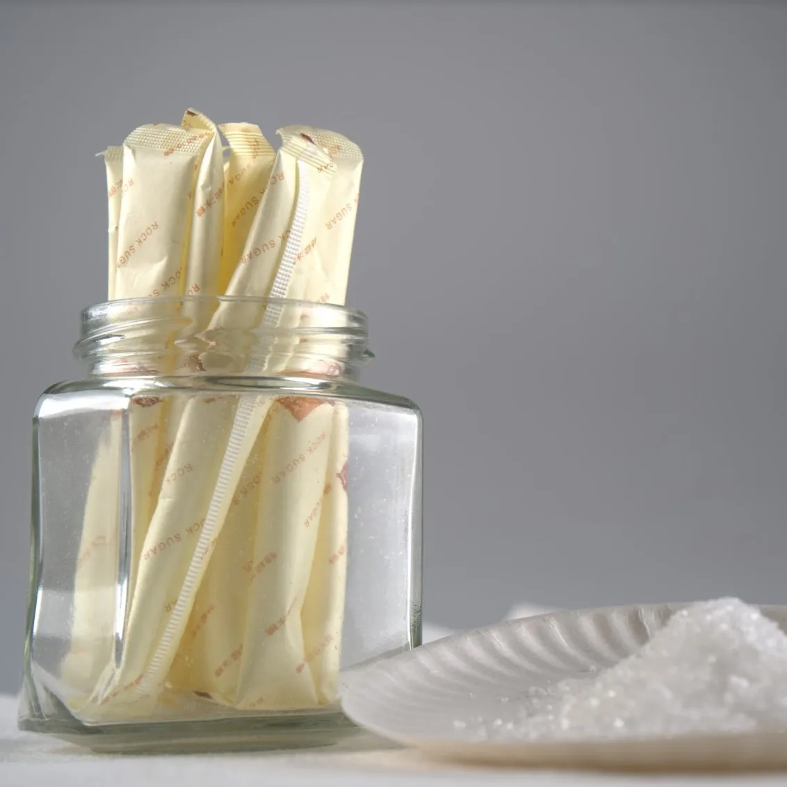 Hexagon Honey Jar Flat Airtight Glass Honey Jar With Gold Lids Jars ...