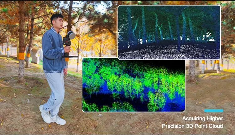 SLAM100 3D Handheld LiDAR Scanner for Precision Data Collection