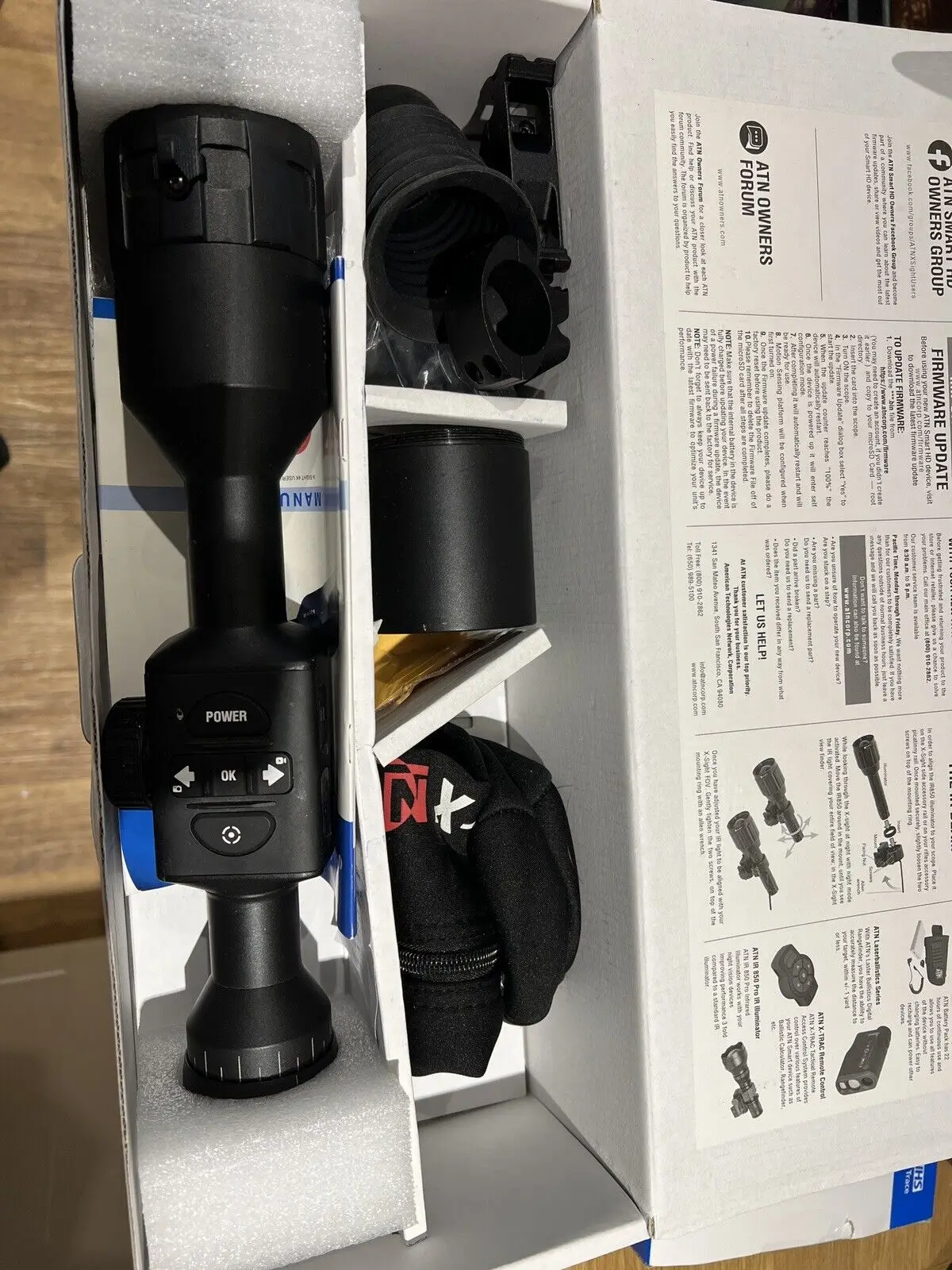 ATN X-Sight 4k Pro 5-20x Scope - High Power Red Dot & Laser