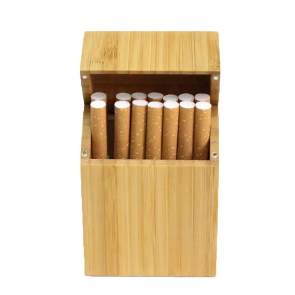 Classic Bamboo Box Packaging Luxury Cigarette Case Bamboo Magnetic Gift ...