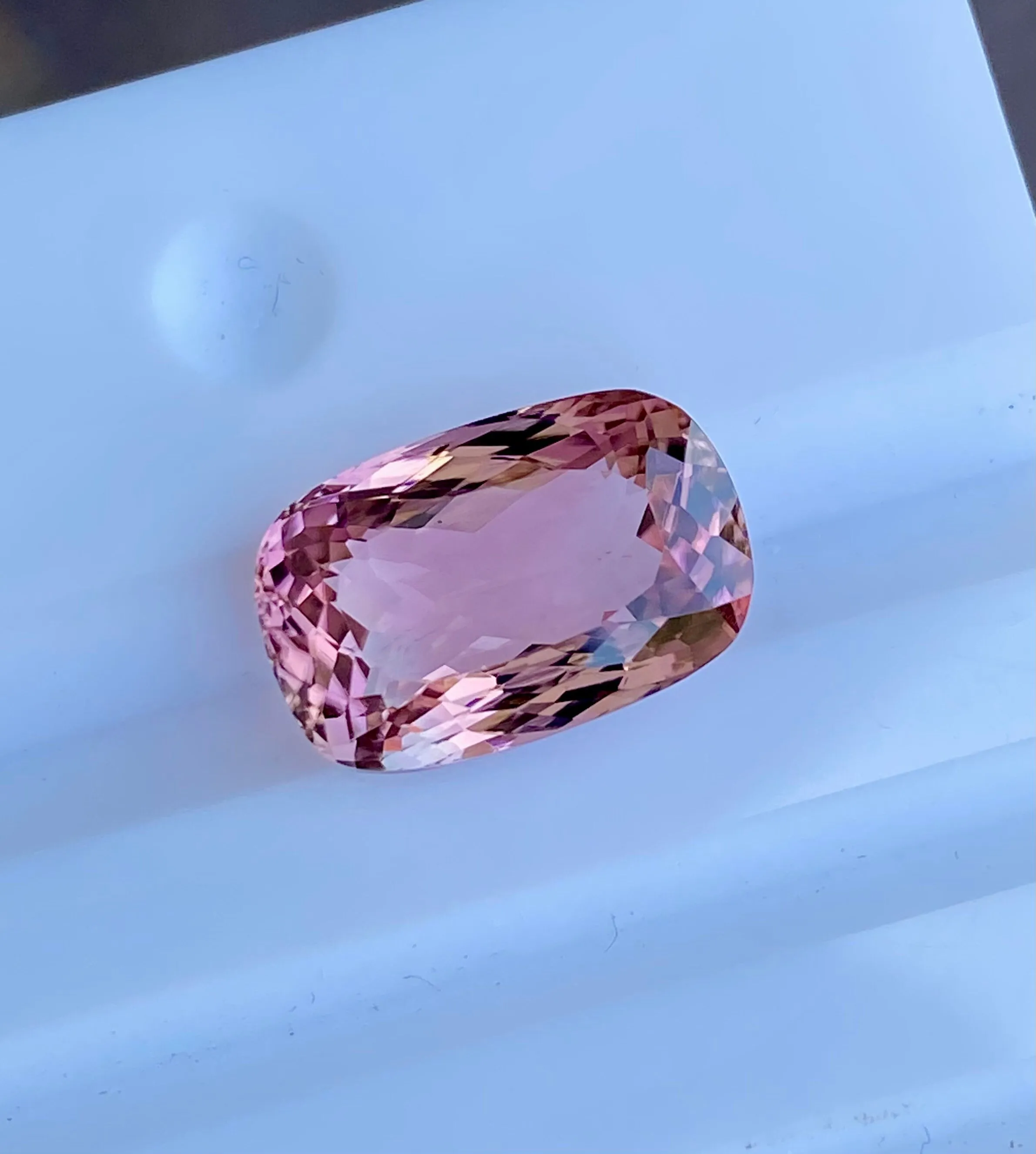 Lab Grown Tourmaline Cut Stone Multi Color Tourmaline Gemstone Faceted ...