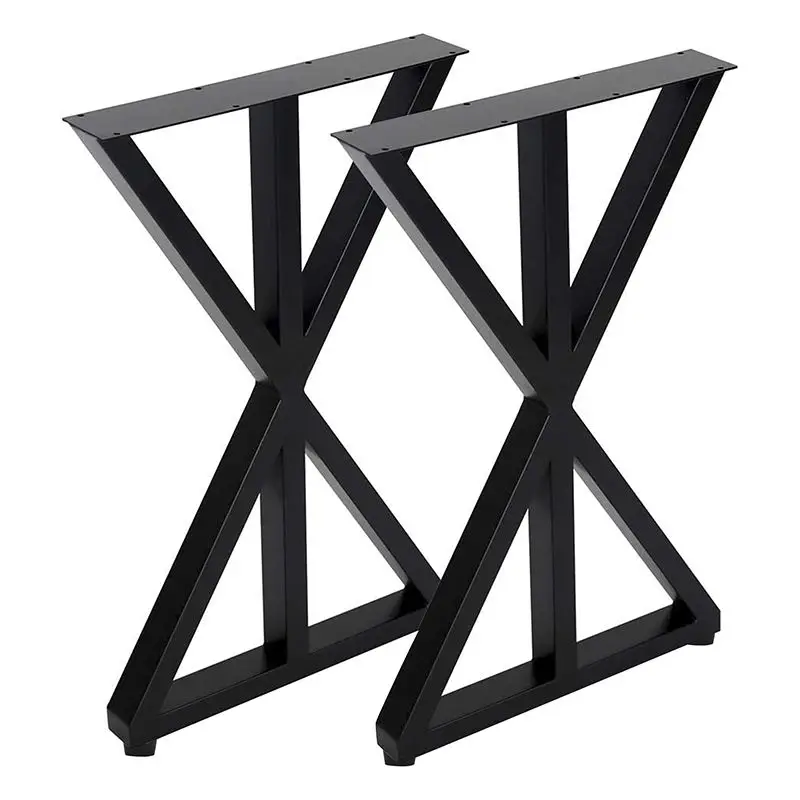 Industrial Metal Table Legs, Metal Legs for Table - 28 X 24 in - Model ...