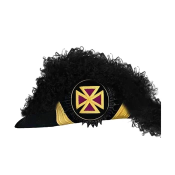 Past Grand Commander Knights Templar Commandery Chapeau All Black ...