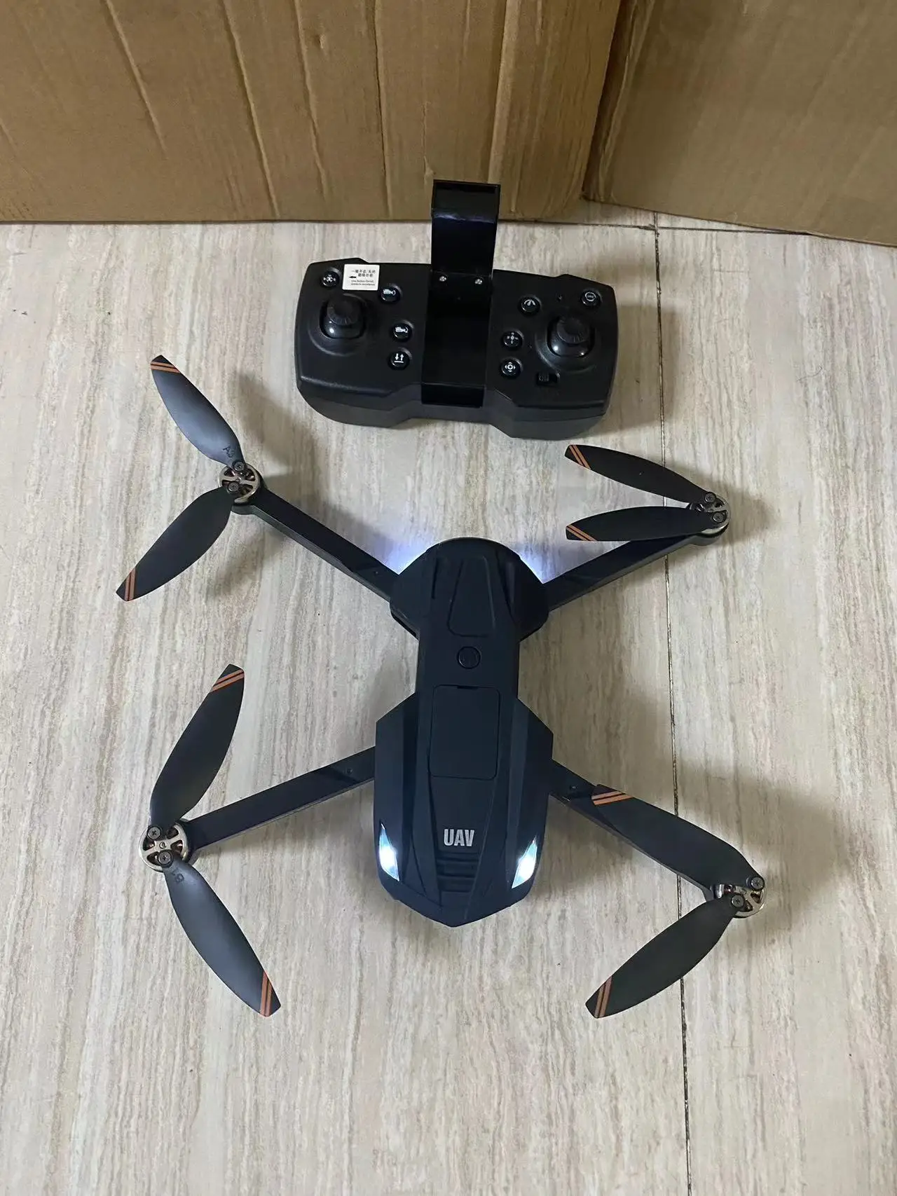 V168 Professional HD Dual Camera Foldable Drone with WIFI FPV, Obstacle ...