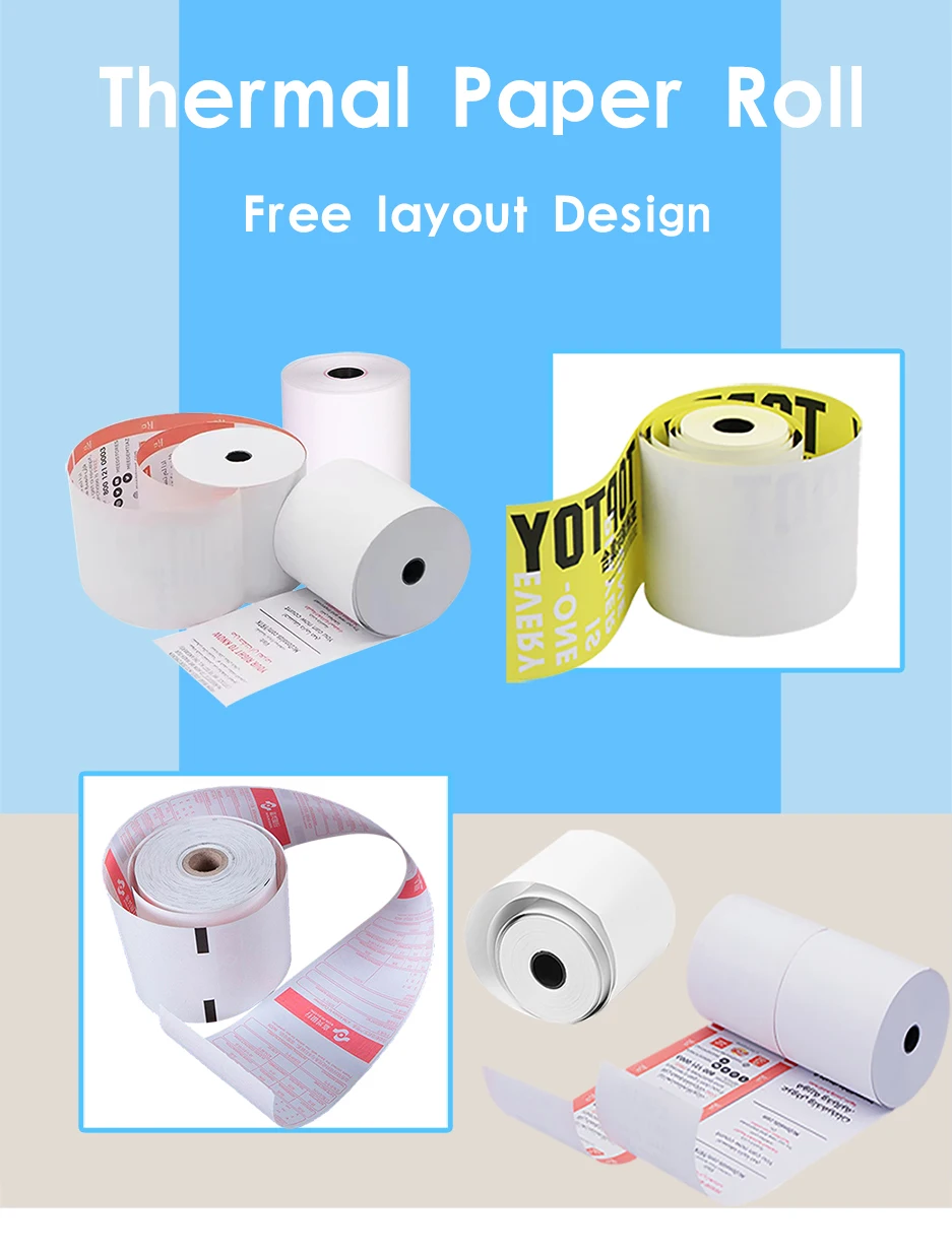 Wholesale 80*80mm 57mm*50mm 57*40mm 57*38mm Cash Register Paper Thermal ...