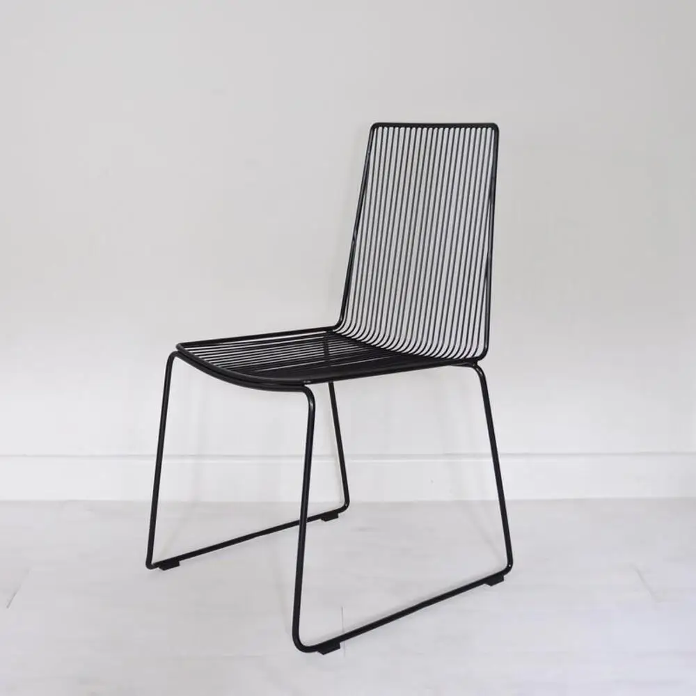 Modern European Design Wire Mesh Dining Chairs For Restaurant Cafe ...