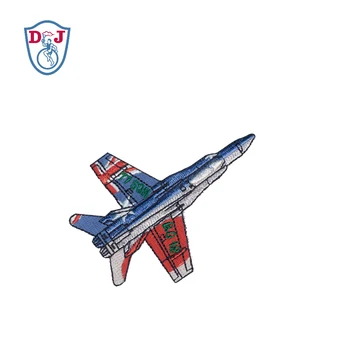 Patch Factory Custom Fighter Jet Embroidery Design Patches Embroidered ...