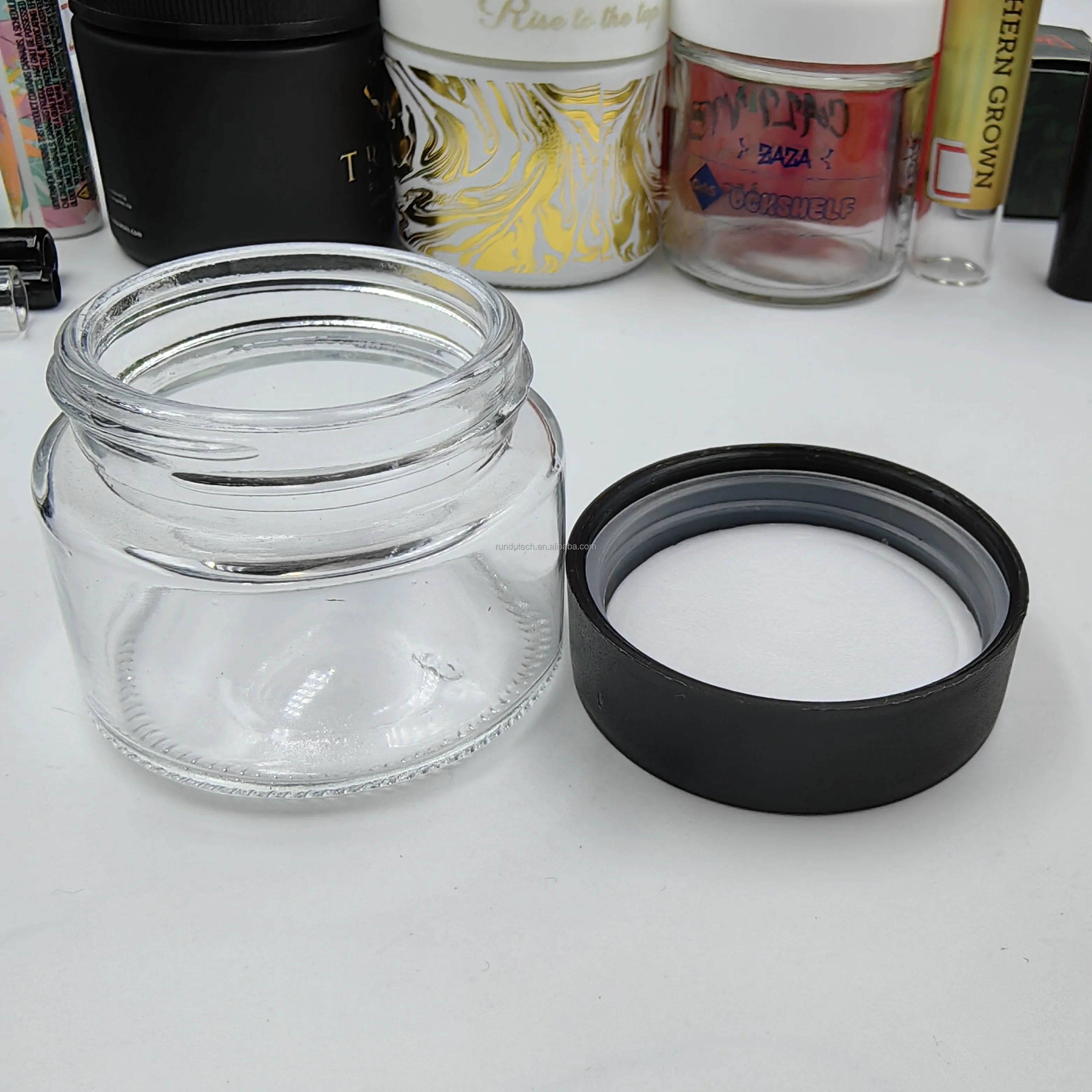 1oz 2oz 3oz 4oz Custom Design Flower Stash Smell Proof Container ...