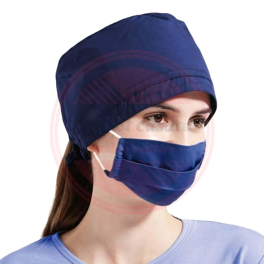 Cotton Operating Room Hat Medical Surgical Hat Pet Hospital Doctor Caps ...