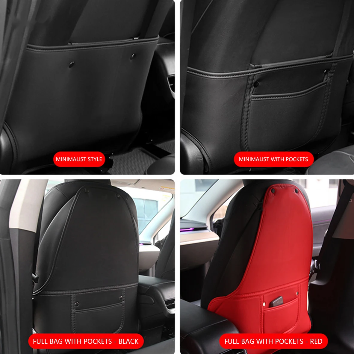 Tesla 2023-2024 Model 3 Seat Back Protector - Set Of 2 - Buy Car Seat ...
