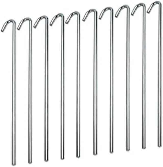 High Quality Metal Ground Peg J Shape Pegs and Clips With Hook Garden ...