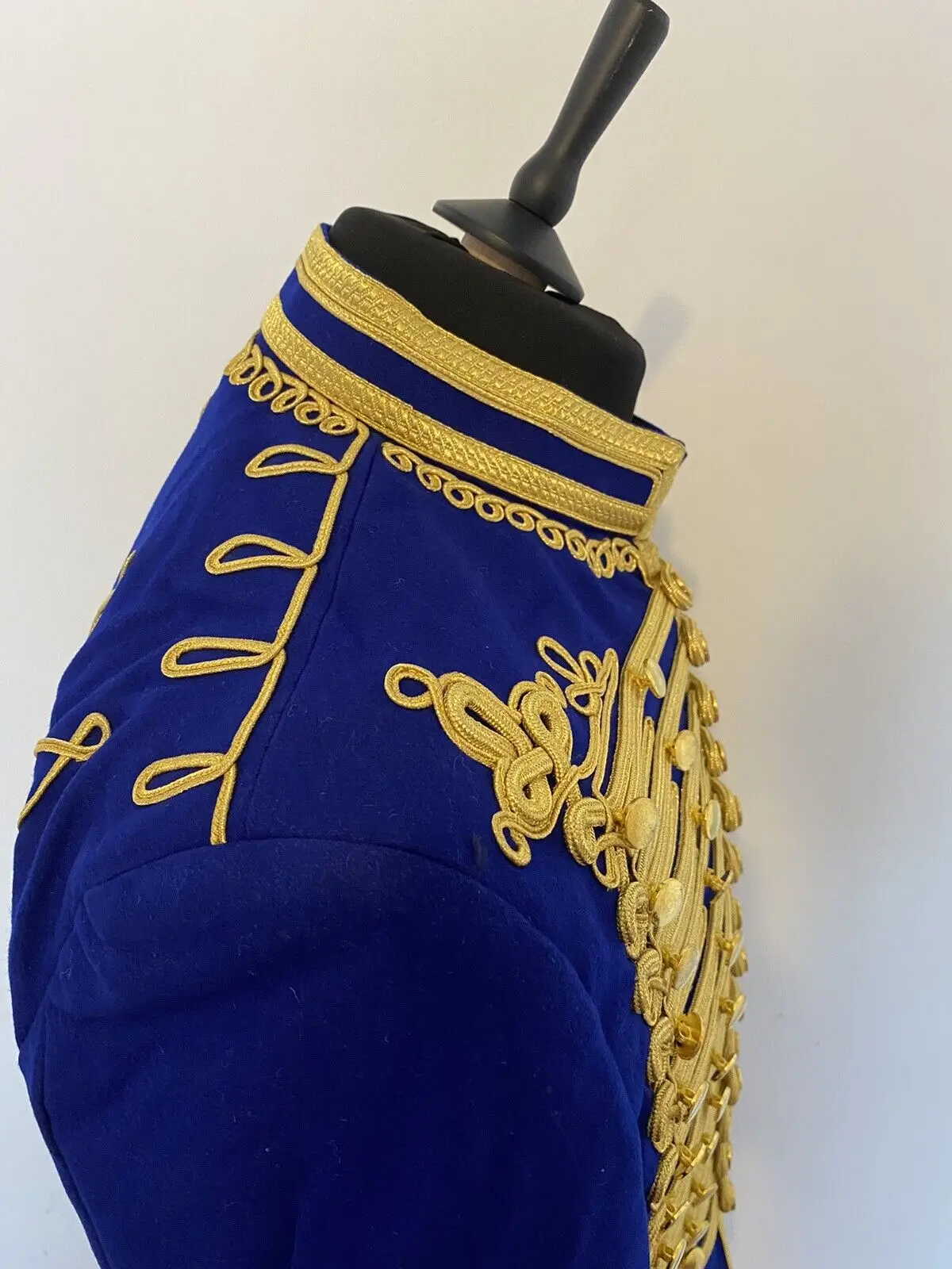 Dark Blue Napoleonic Hussar Uniform Tunic - Jimmy Hendrix Style