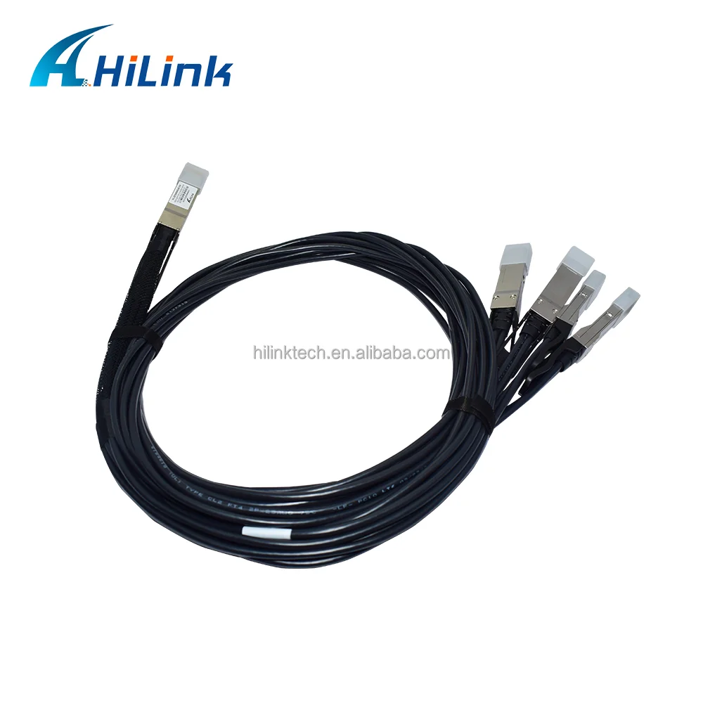 400g Qsfp-dd To 4x100g Qsfp28 Dac Passive Direct Attach Breakout Cable - Buy High Speed Direct ...