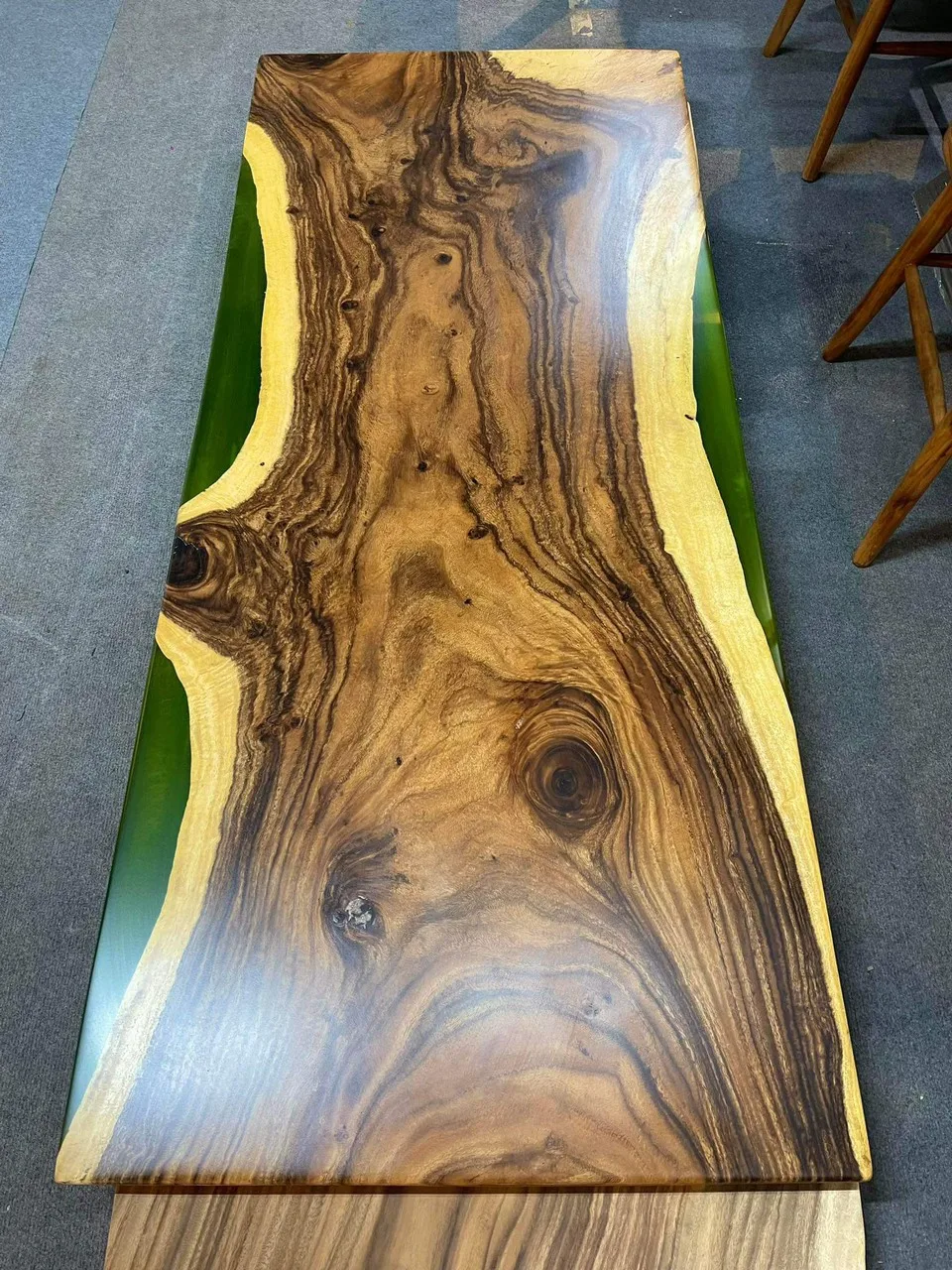 Saman Natural Solid Table For Dining Room Vietnam Factory With Good ...