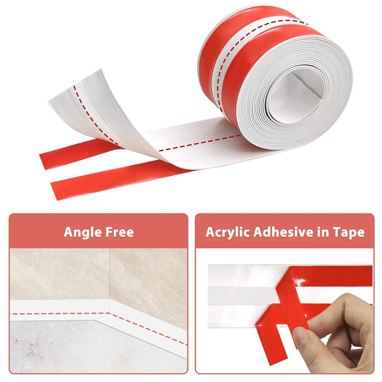 Floor Sealing Strip Bath Sealant Strip,Acrylic Adhesive Caulk Strip ...