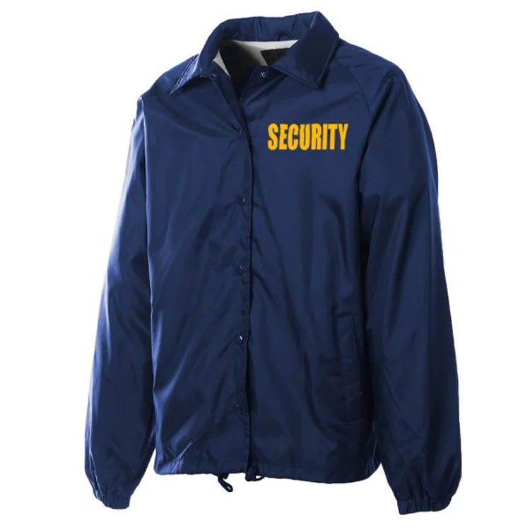 High Quality Windbreaker Security Bomber Jacket Men Warm Outwear ...