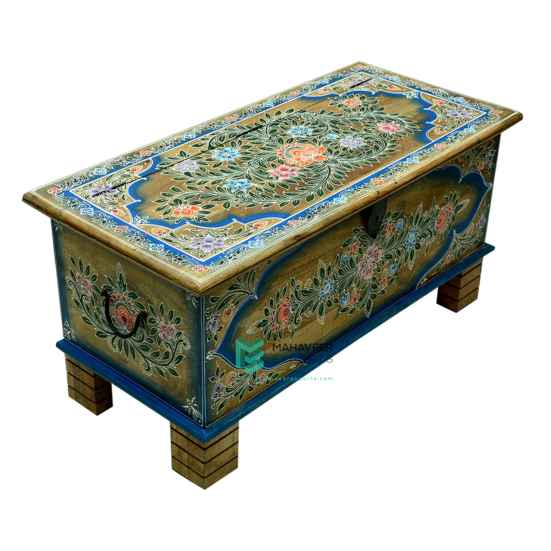 Best Selling Hand Painted Wooden Chest Box Beautifully Hand Crafted ...