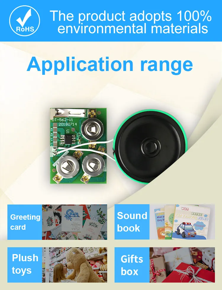 High Sound Quality Mp3 Sound Module Recordable Sound Module For ...