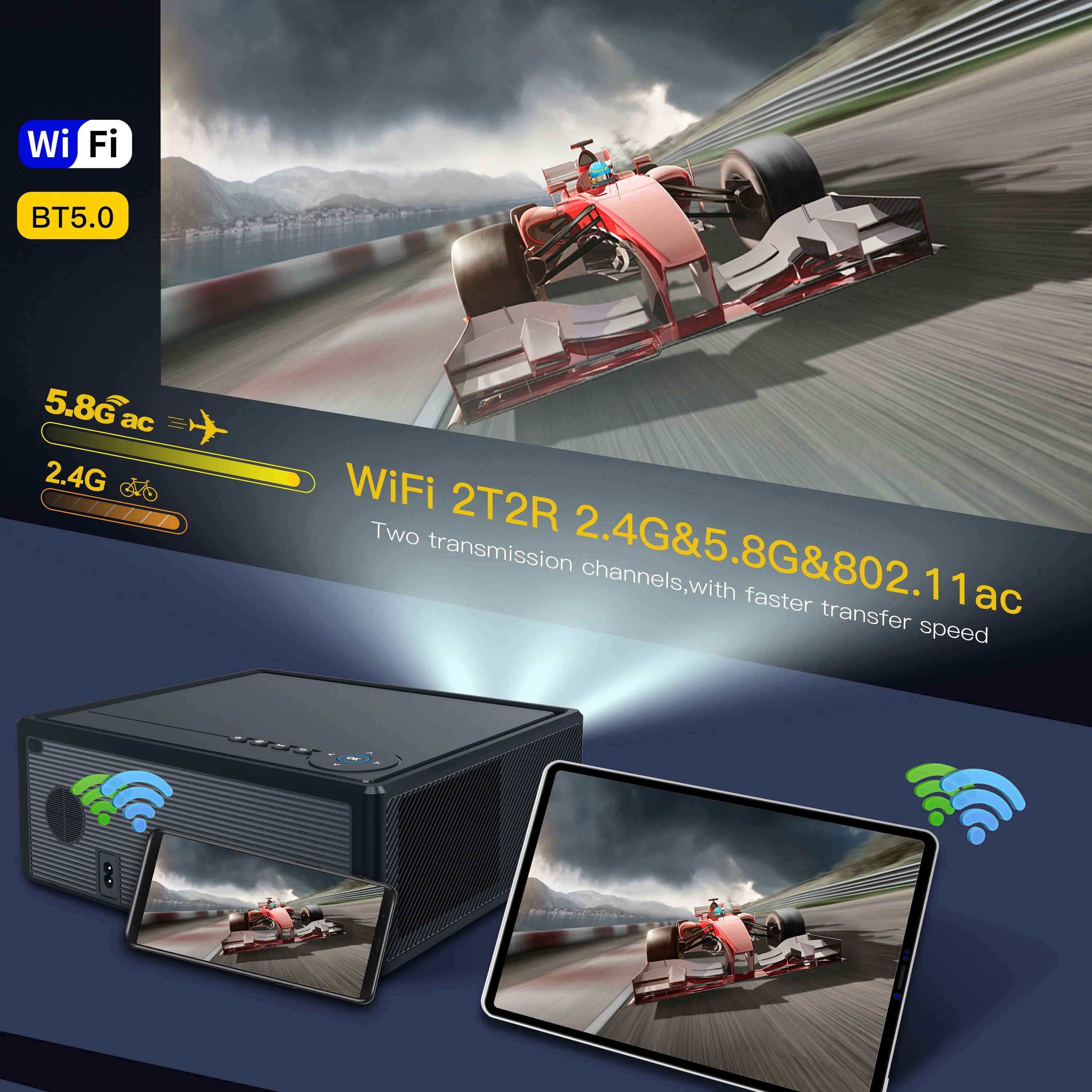 XNANO Factory Projectors X7 GTV - Full HD 1080p Home Theater