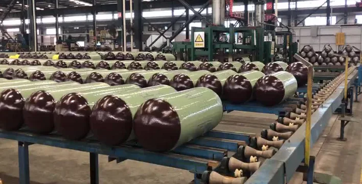 Type 2 Cng Vehicles Composite Hoop-wrapped Fiberglass Gnv Cylinder ...