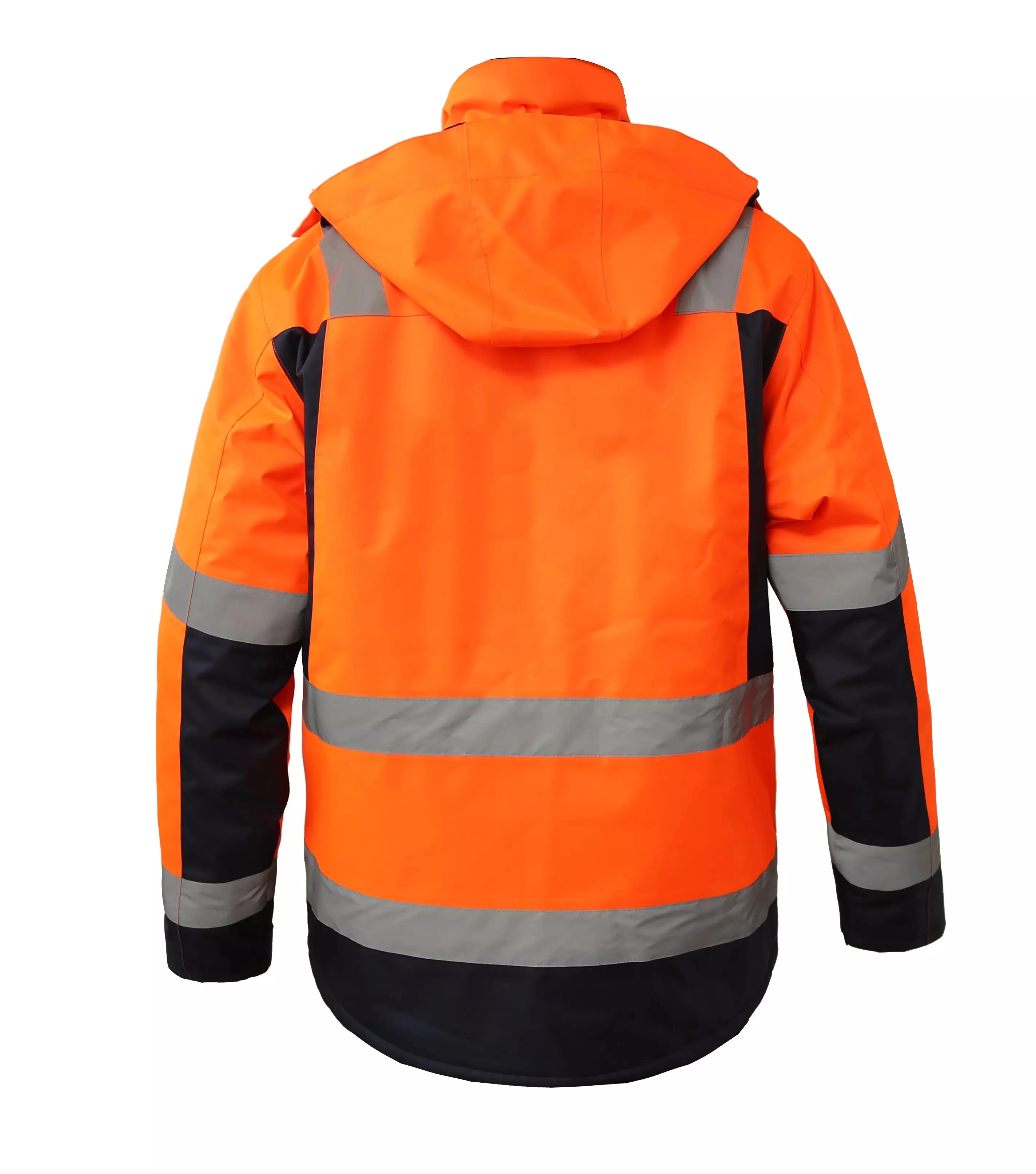 Custom Made New Design Hi Vis Bomber Reflective Safety Winter Jacket ...