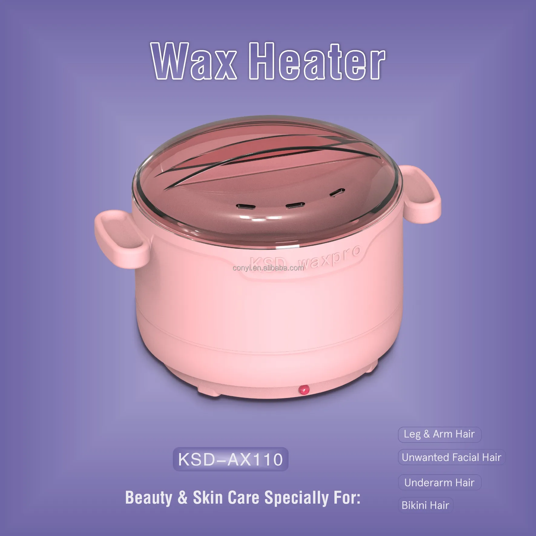 500ml Silicon Melting Wax Bean Heater Hair Removal Waxing Machine Tool ...