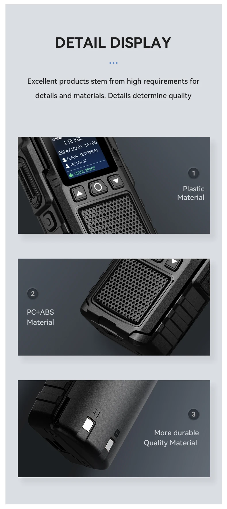 Network POC 2 Way Radio - 5000km Long Range LTE Intercom