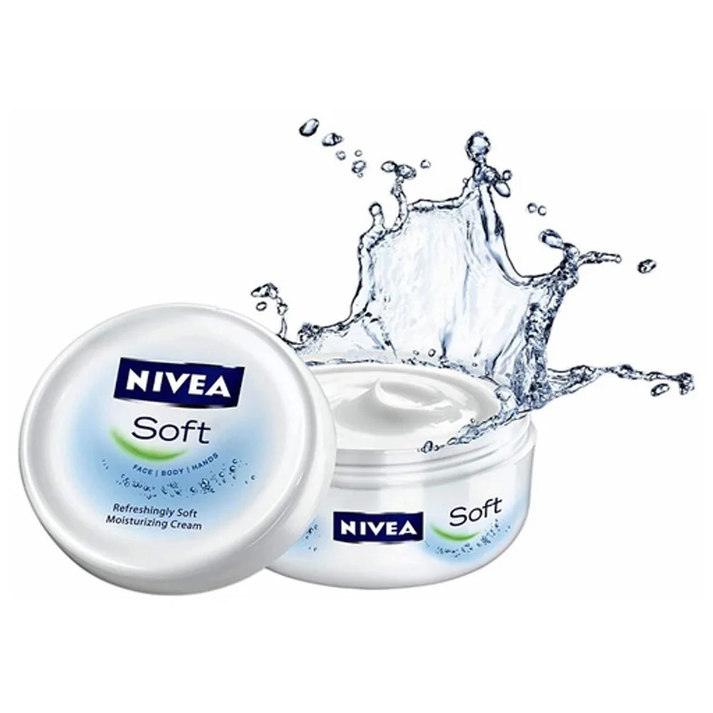 Nivea Soft Cream 50ml - Mini Jar Maximum Moisture For On-the-go ...