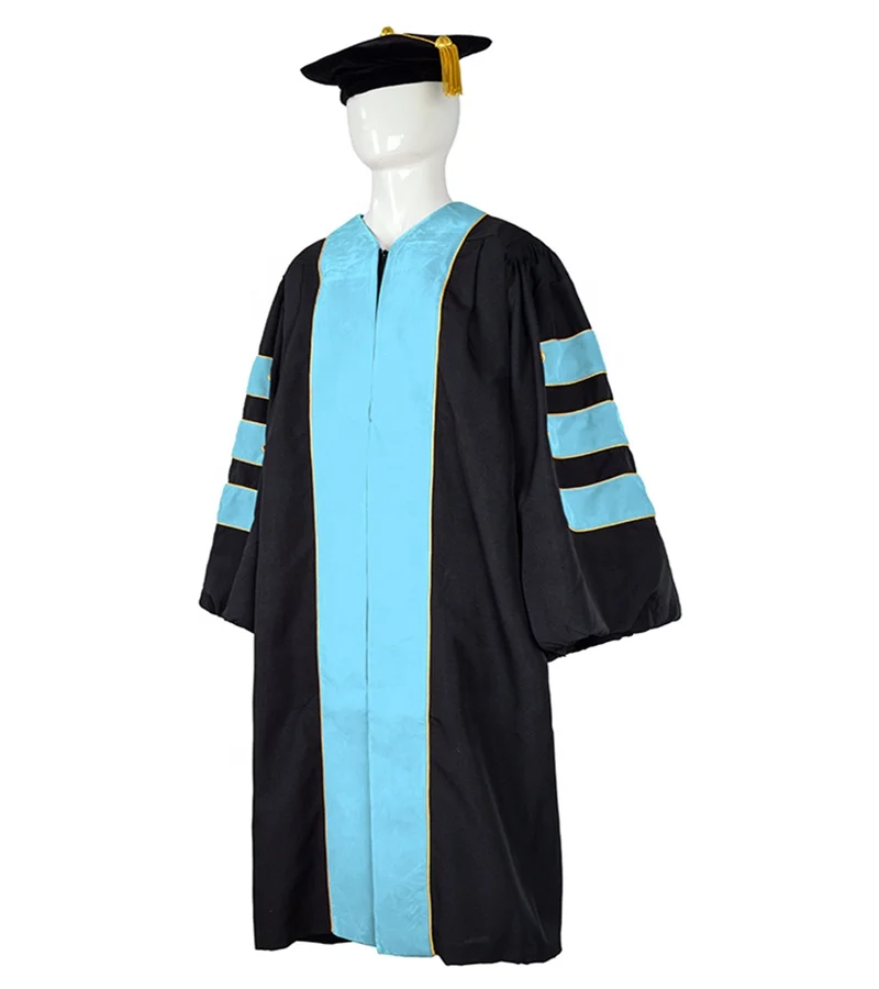 Adult Black Graduation Cap And Gown With 2025 Tassel School Uniform ...