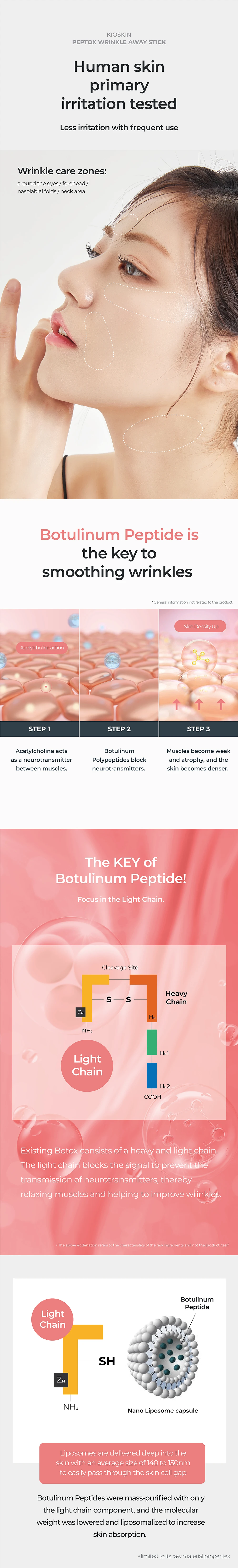 Kioskin Peptox Wrinkle Care Stick Wholesale Private Label Natural ...