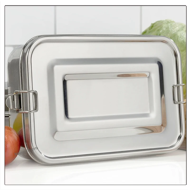 Stainless Steel Lunch Box 1800 ml Jumbo Food Container Lunch Box Metal ...
