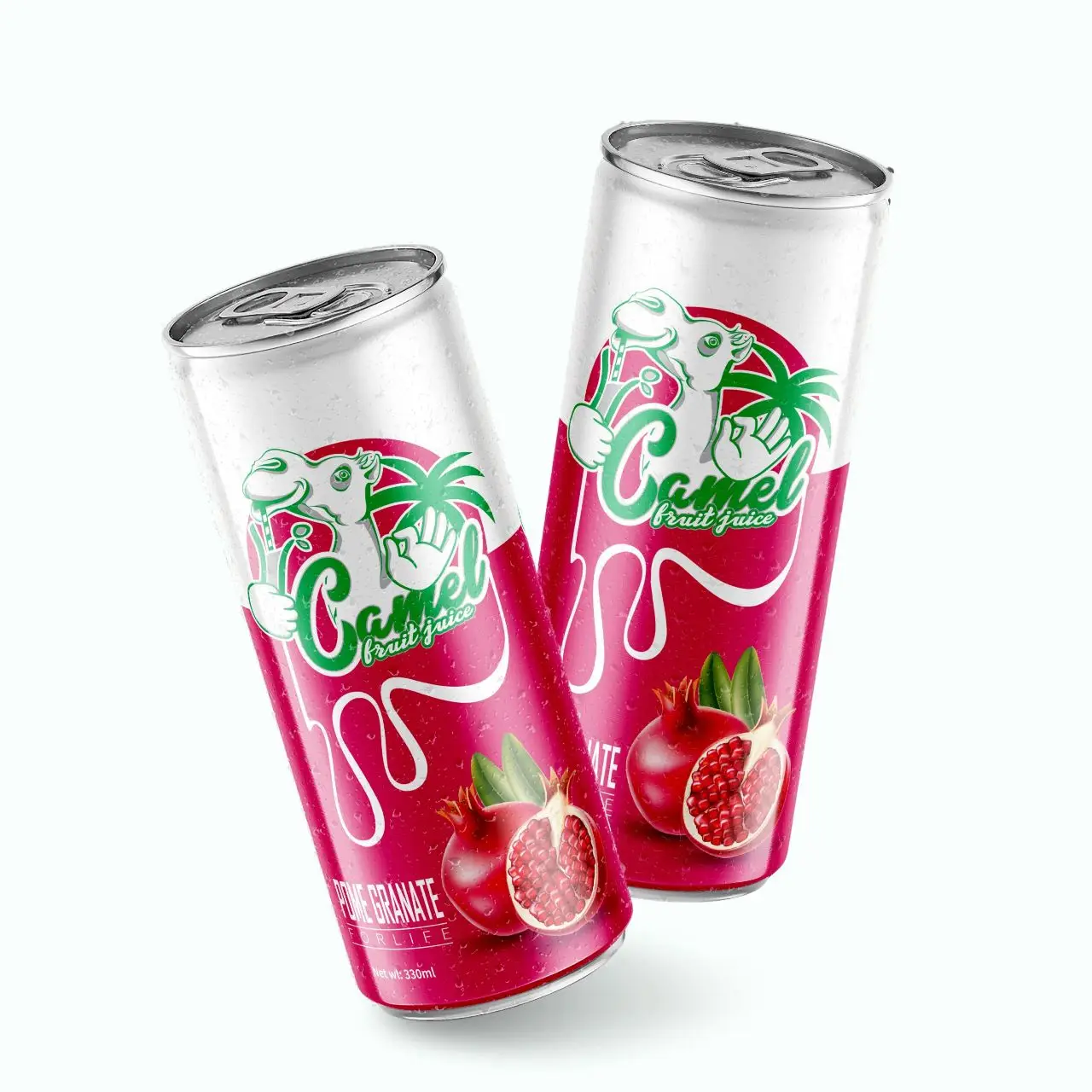 Camel Fruit Juice Canned 330ml - Flavored Puree Variety