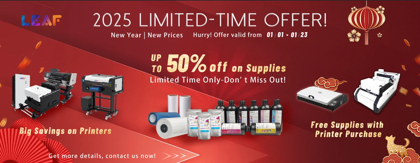 LEAF Digital A3 DTF Printer Set All-In-One T-shirt Textile Printing Machine Direct to Film DTF ...