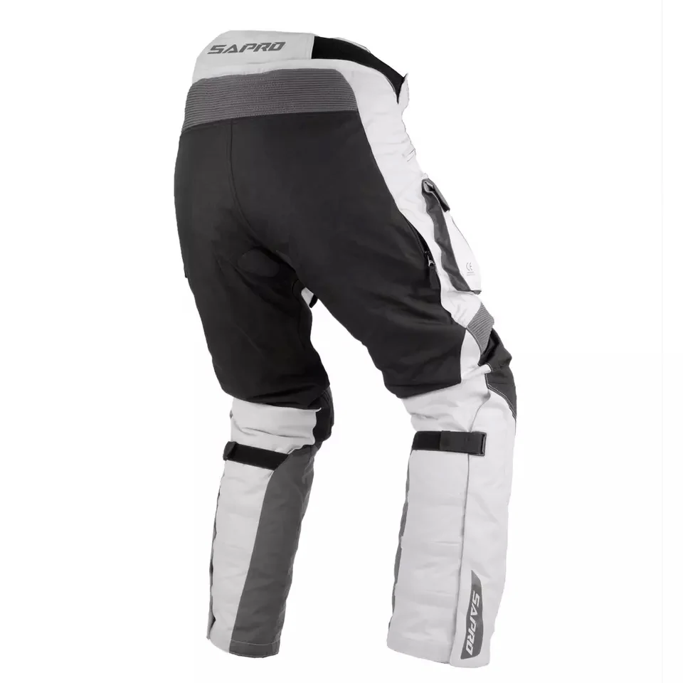 Womens Waterproof Textile Motorcycle Pants with CE Armor