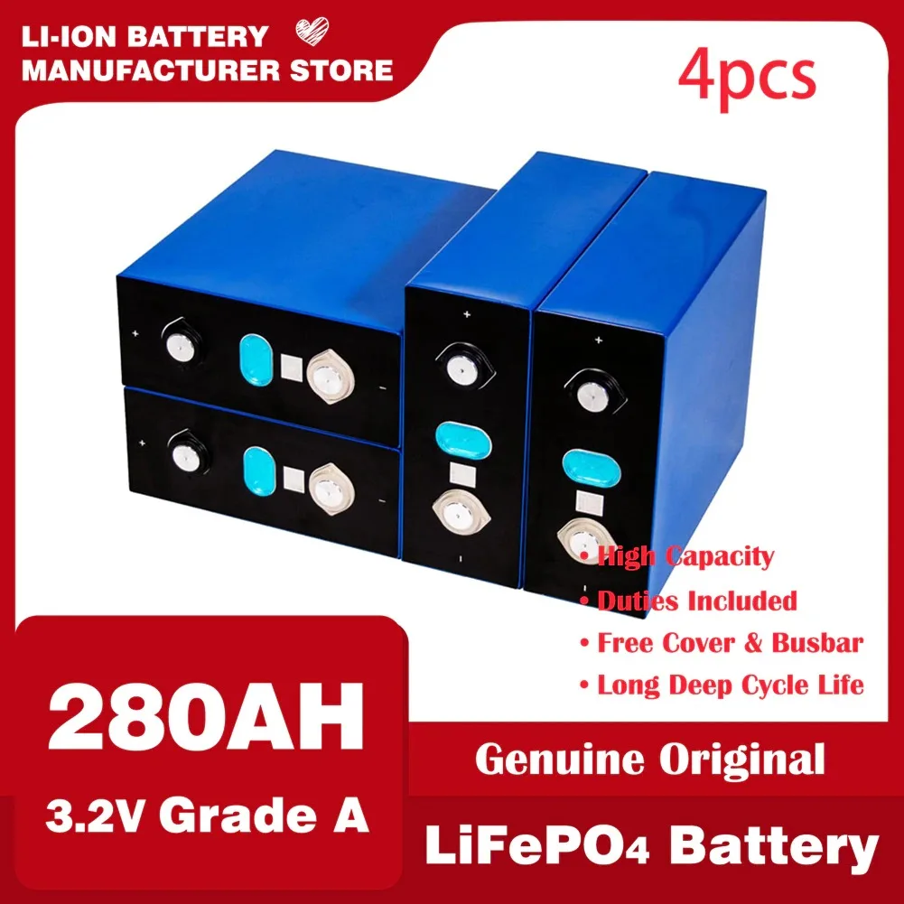 RV Vans Campers EV Boats Yacht Golf Carts - 3.2V 280ah Battery