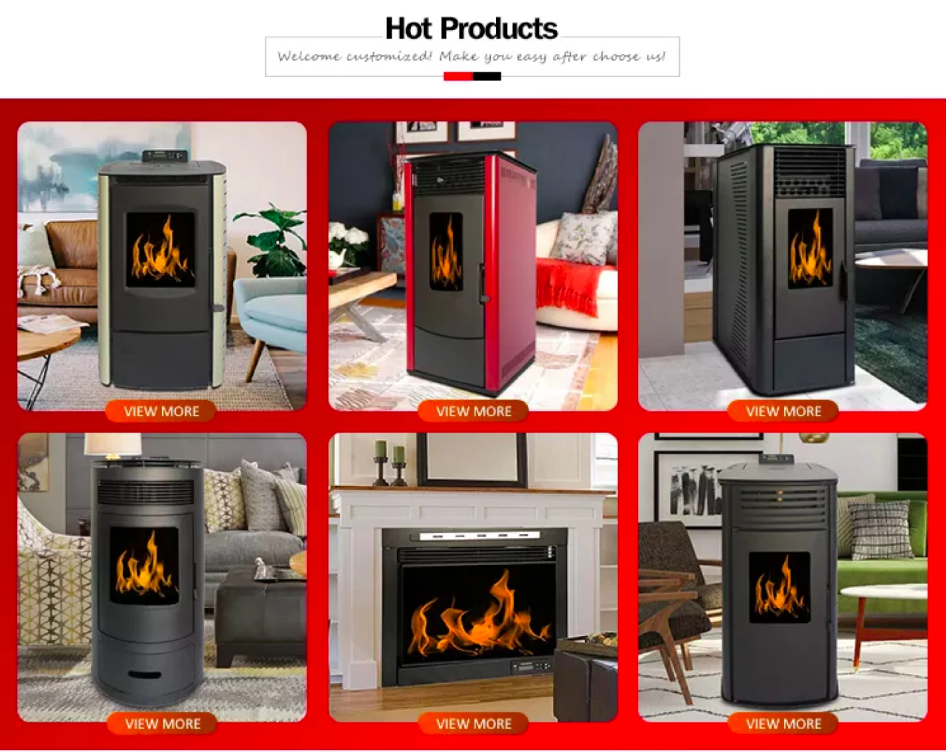Original 40 Kw Heater Smokeless Energy Saving Pellet Heat Steel ...