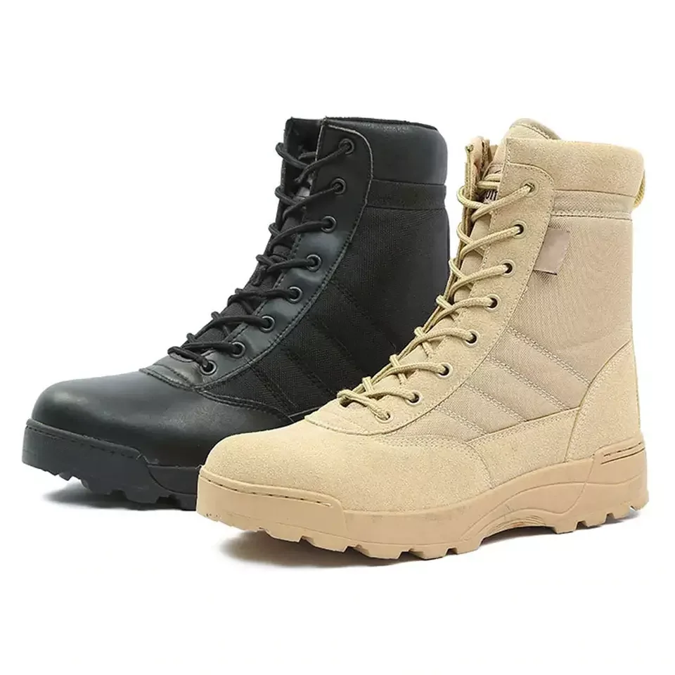 Tactical Combat Defense Boots High Ankle Black Unisex Good Design ...